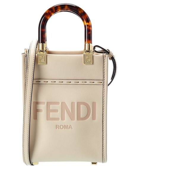 Fendi | Bags | Fendi Sunshine Mini Leather Tote | Poshmark